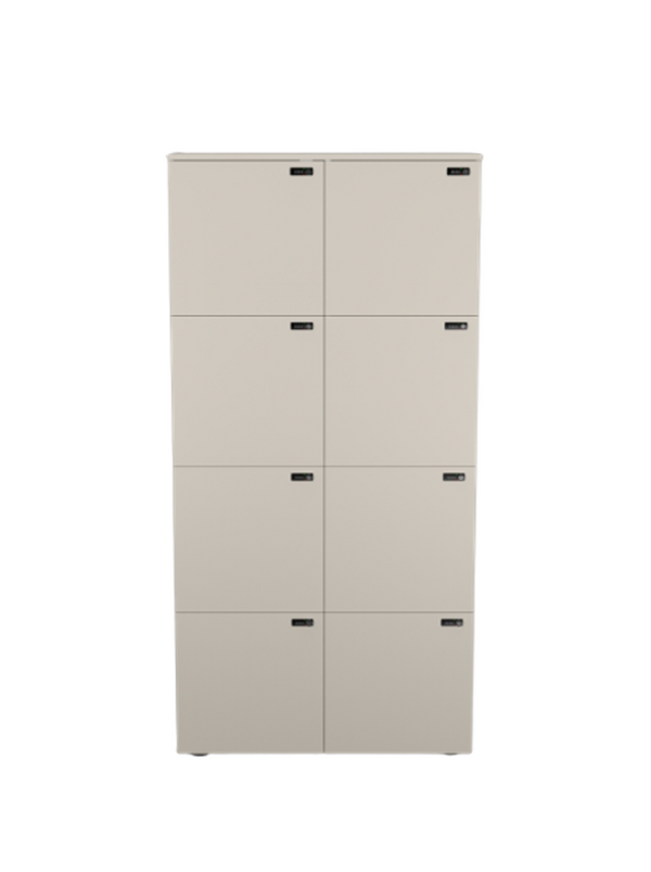 8-Door Locker Unit with Combi lock - Myo Furniture by TFP